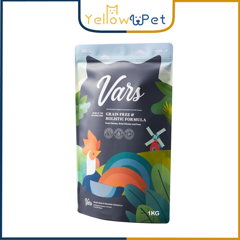 Vars Grainfree & Holistic Formula Cat Food 1kg (Original Pack) | Shopee ...
