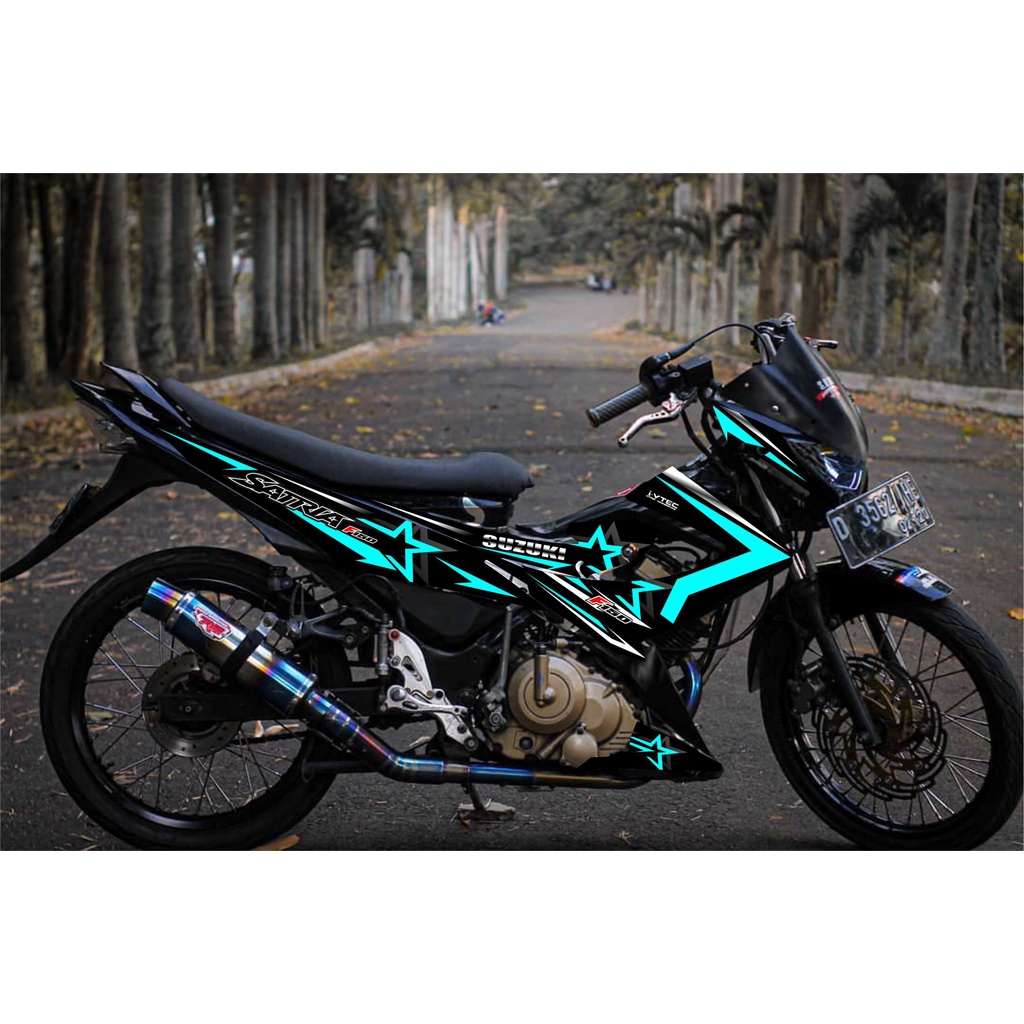 Striping Motorcycle Satria FU/F 150 New Facelift Sticker Variation ...
