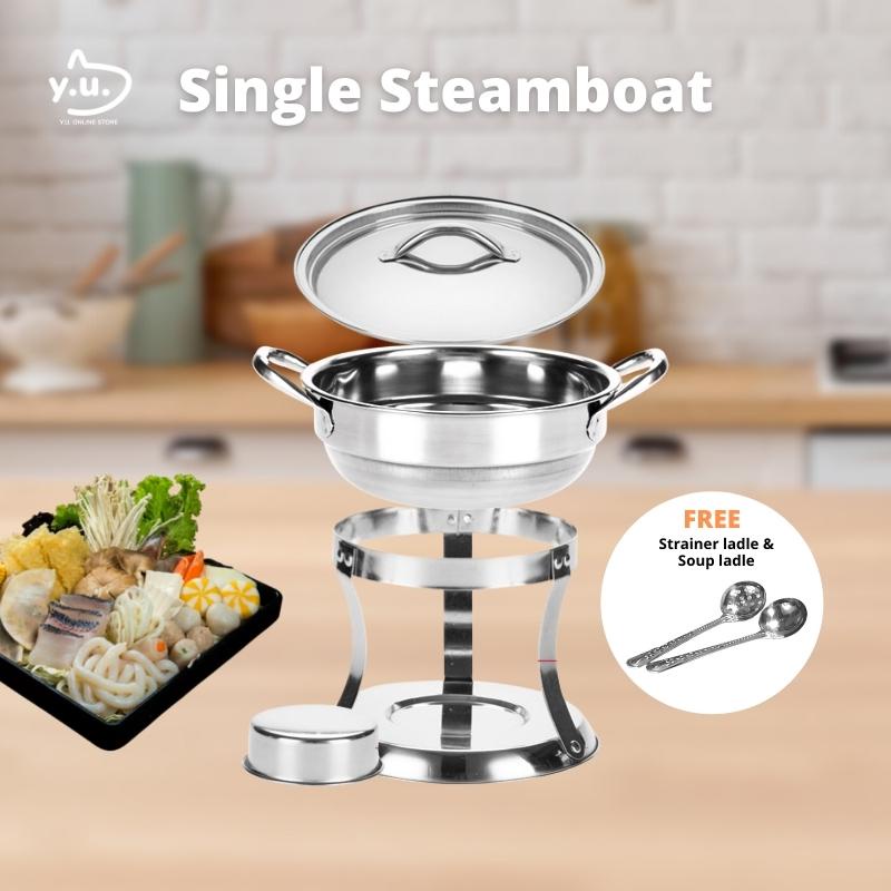YU Online - Periuk Steamboat Tahan Karat Mini / Stainless Steel Single ...