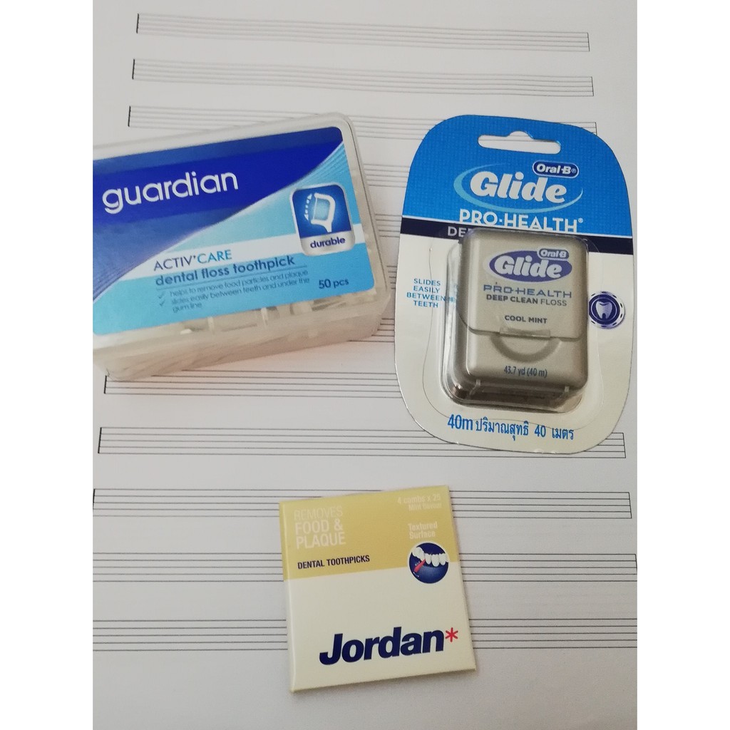 Various type : Oral Clide Dental Floss / Jordan Toothpicks ...