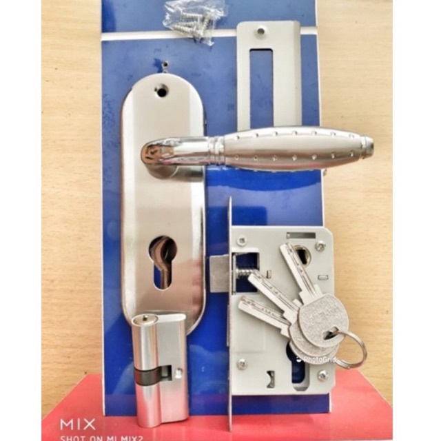 Minimalist model door lock set/complete door handle 1 set just install ...