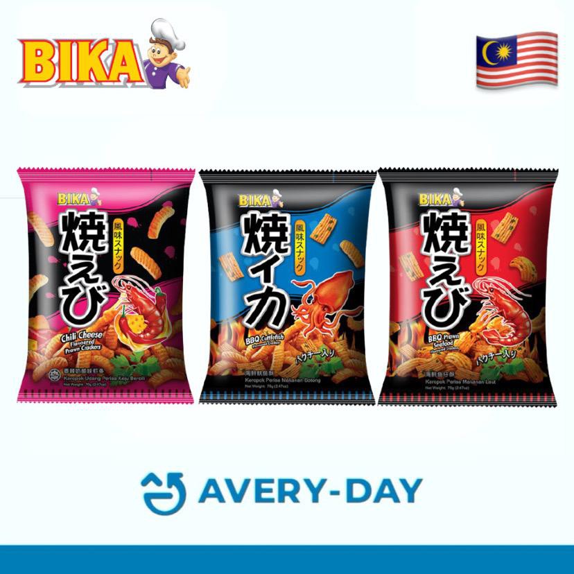 Malaysia Bika Japanese Series Bbq Prawn / Chili Cheese / Bbq Cuttlefish ...