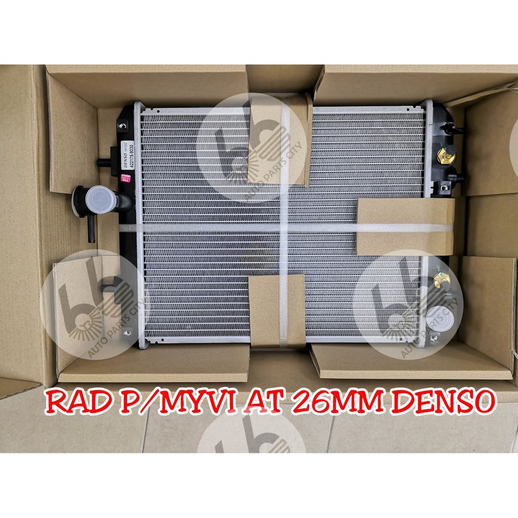 RADIATOR PERODUA MYVI AUTO 26MM DENSO | Shopee Malaysia