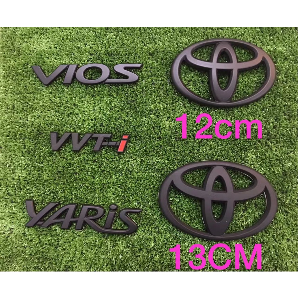 Metal VVTi Letters Logo Car Sticker Emblem VVT-i Toyota Vios Camry ...
