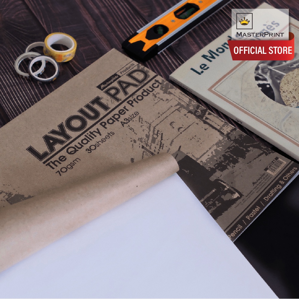 Masterprint Layout Pad A3/A2 (70gsm) LP730-A3 | Shopee Malaysia