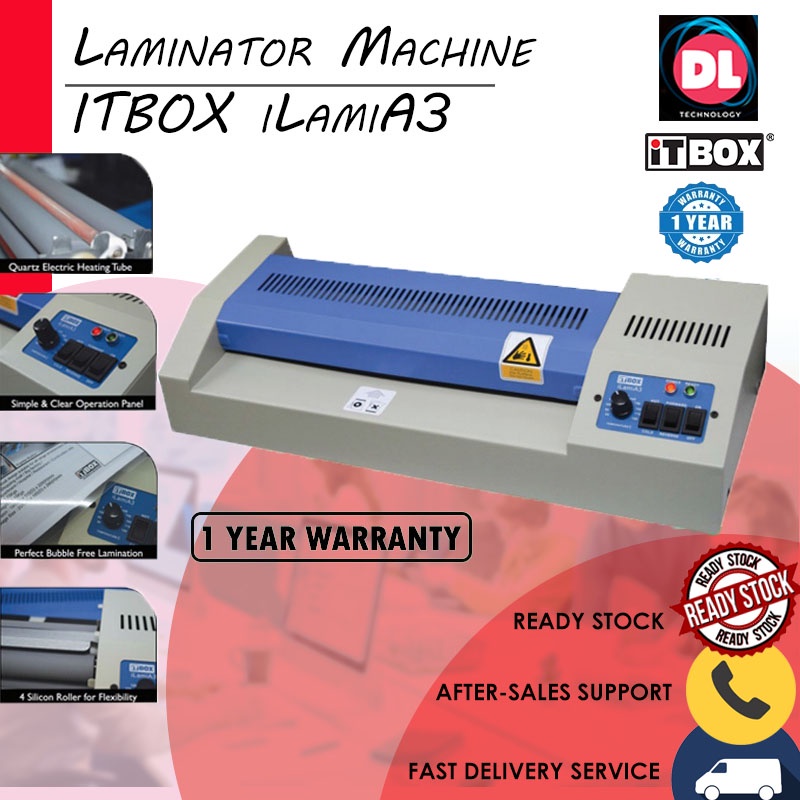 Itbox Laminating Machine A4 A3 Size Ilamia3 Laminator Hot And Cold