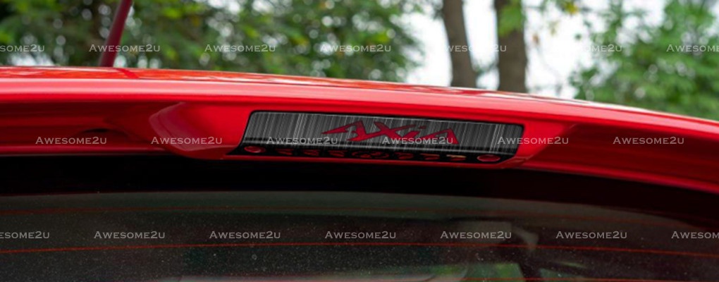 Awesome2u Perodua Axia Highmount Stop Light Frame Cover Stainless Steel ...