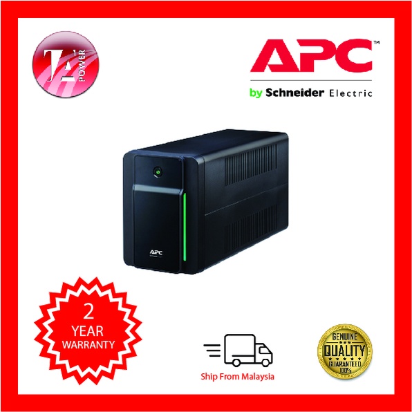APC BX1200MI-MS Back-UPS 1200VA, 230V, AVR, Universal Sockets, 2 Years ...