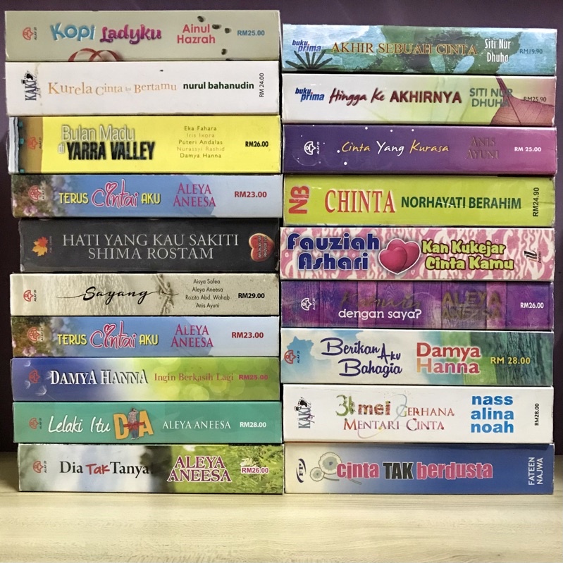 NOVEL KONDISI 6/10 ALEYA ANEESA FAUZIAH ASHARI DAMYA HANNA NORHAYATI BERAHIM ANIS AYUNI LELAKI ...