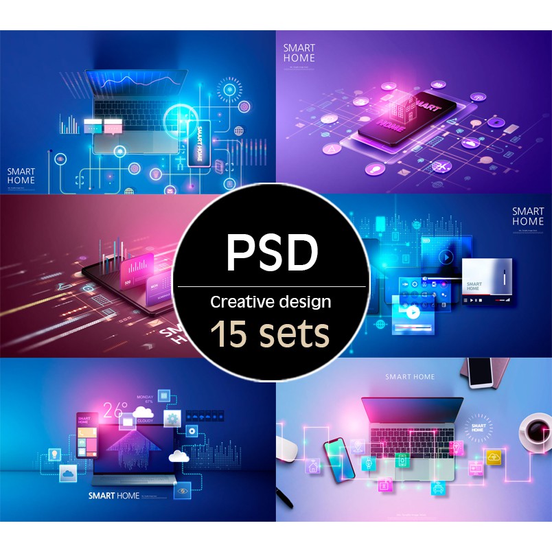 Graphic Design Template Bundle Pack / AI Future Science and Technology ...