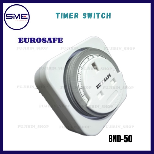 SIRIM Timer switch socket 24 Hours Analog Programme Programmable 3 Pin ...