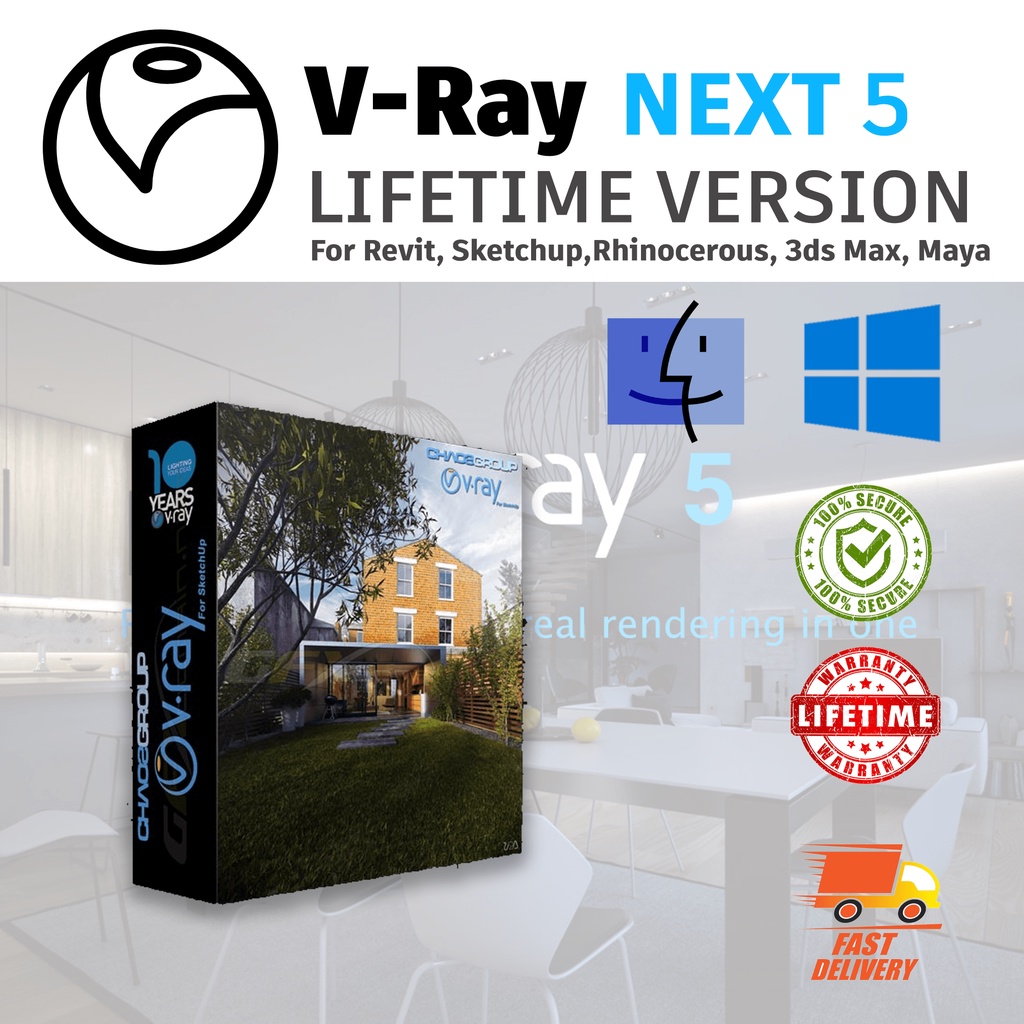 🔥【 Latest 2021 】🔥 -V-Ray Next 5【LIFETIME VERSION】- Easy Installment ...