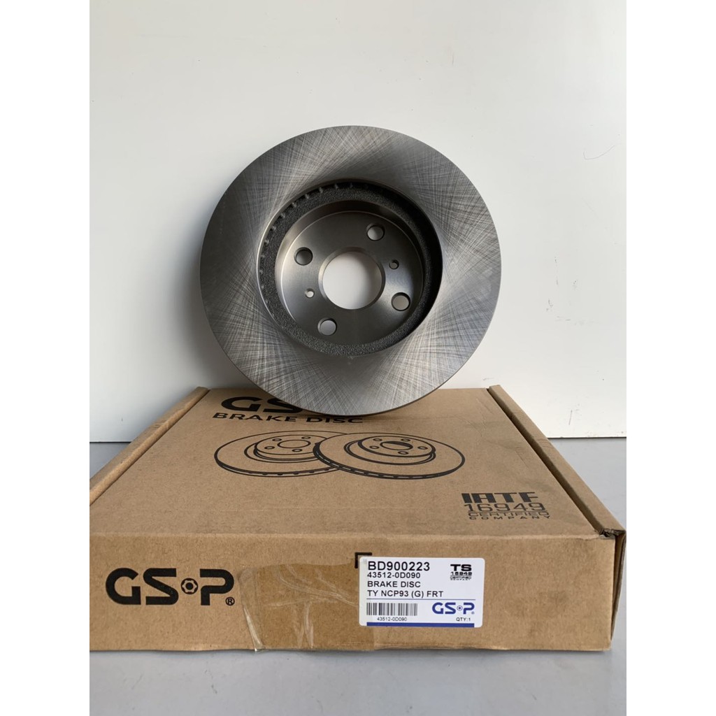 GSP TOYOTA VIOS NCP93(SHOE)/PERODUA ALZA NEW FRONT BRAKE DISC ROTOR ( 1 ...