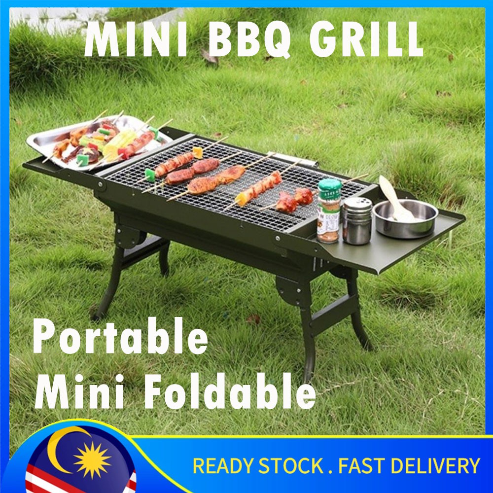 🔥READY STOCK🔥B-1068 Portable Barbeque BBQ Grill and Convenient Mini ...