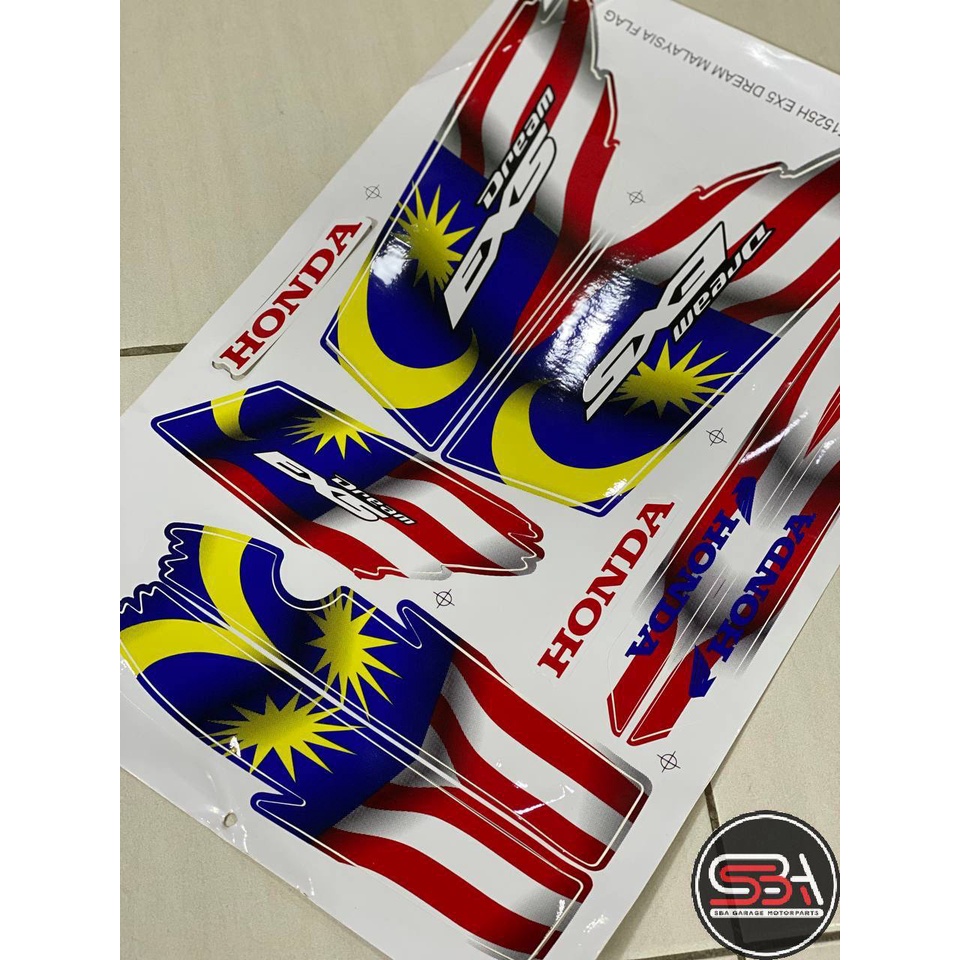 STICKER EX5 DREAM MORITAKA MERDEKA LIMITED EDITION HONDA | Shopee Malaysia