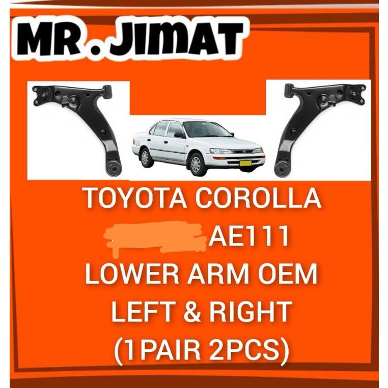 🔥 TOYOTA COROLLA AE111 LOWER ARM OEM | Shopee Malaysia