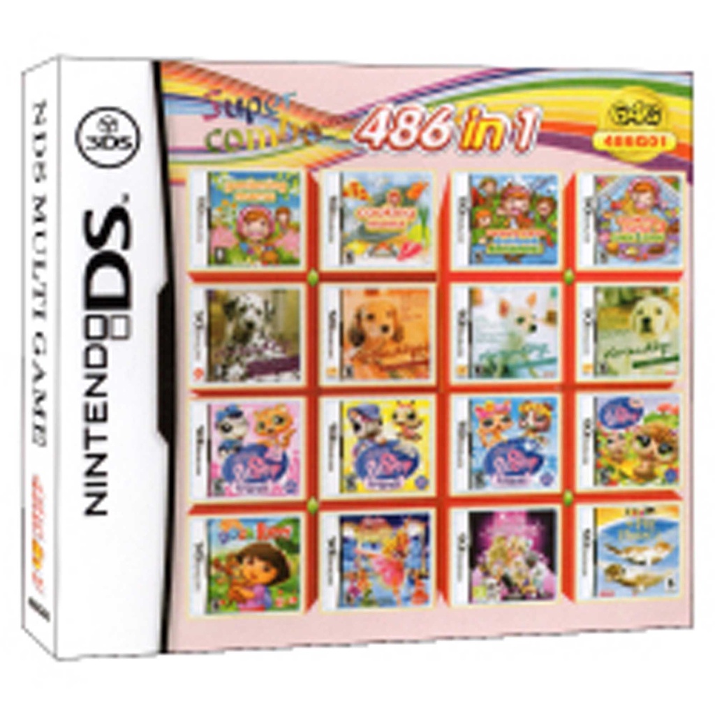 Nintendo 23/208/468/482/486/488/500/502/520 In 1 DS 3DS 2DS NDSI NDSL ...