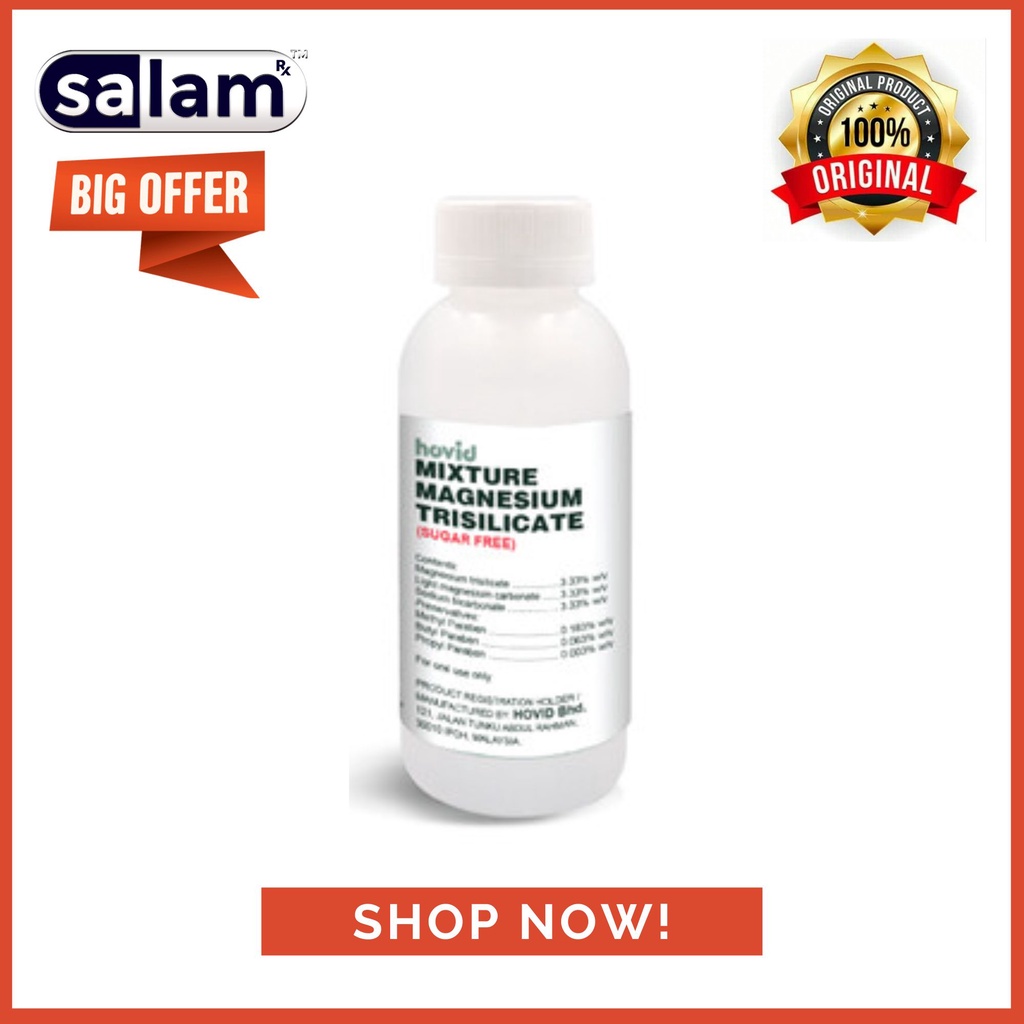 HOVID MIXTURE MAGNESIUM TRISILICATE 120ML | Shopee Malaysia