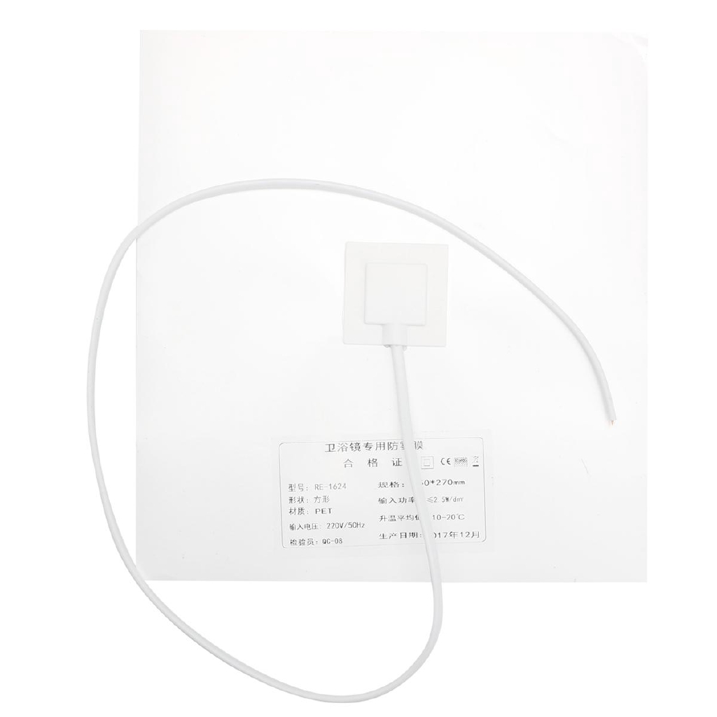 Defogger Heating Pad Steam Free 110V Bathroom Mirror Demister ...