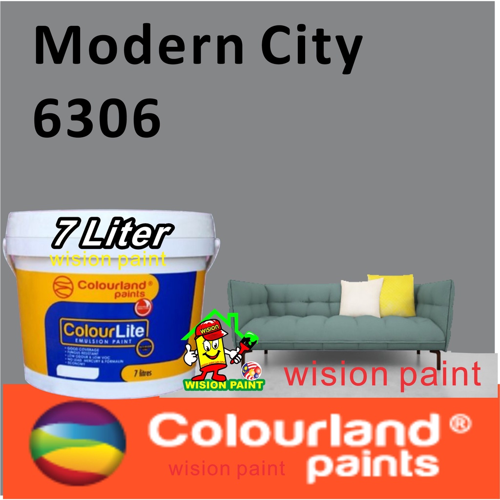 6306 modern city *📌📌* ( 7L ColourLite ) Colourland Paint Interior ...