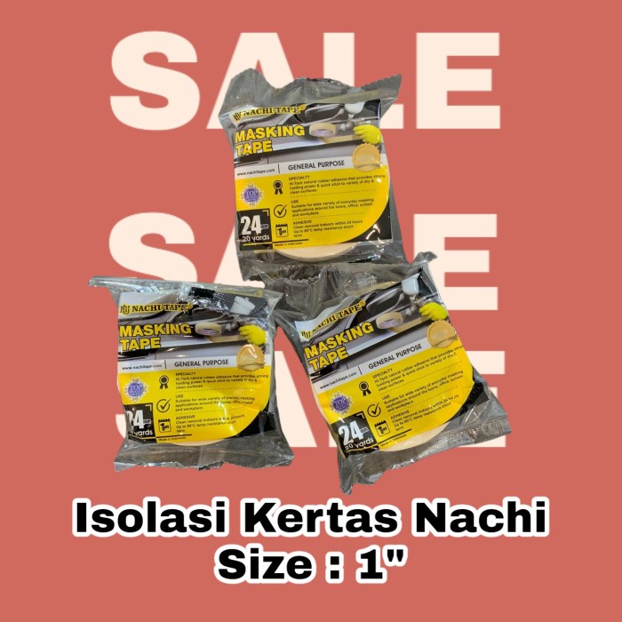 Nachi Paper Insulation 1inch 24mm Duct Tape | Shopee Malaysia