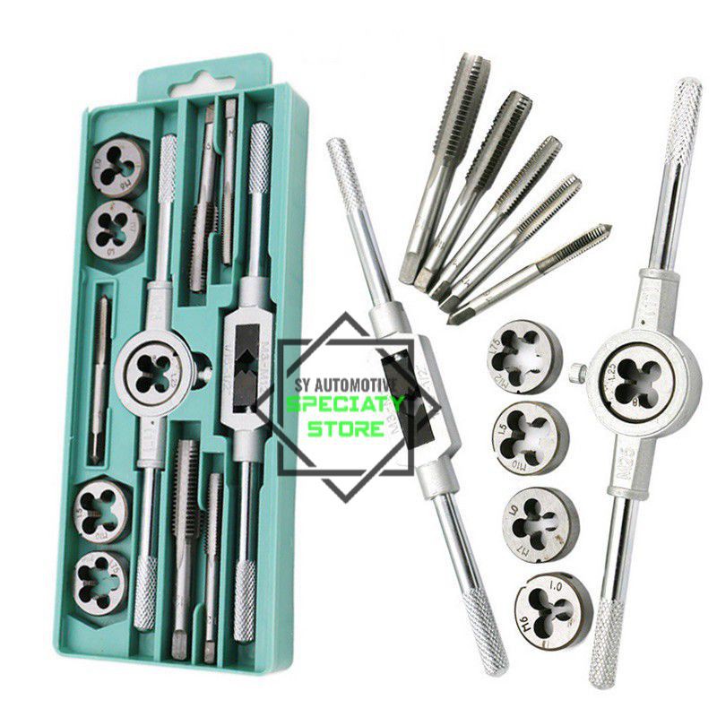 Die Pro Set M6-M12 Nut Bolt Alloy Metal Hand Tools - 20pcs / 12pcs ...