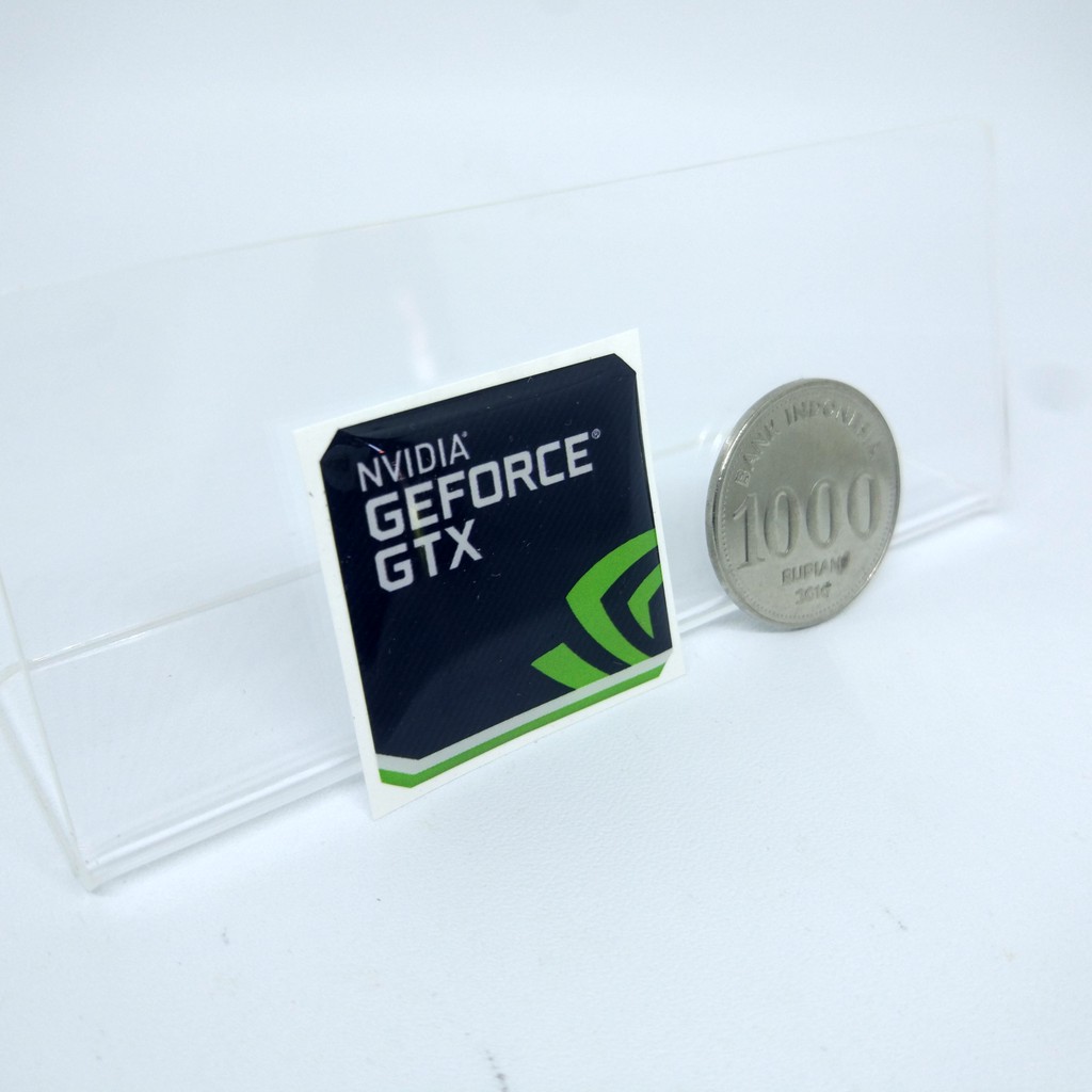 Nvidia GFORCE Sticker Embossed Flexible Resin Emblem | Shopee Malaysia