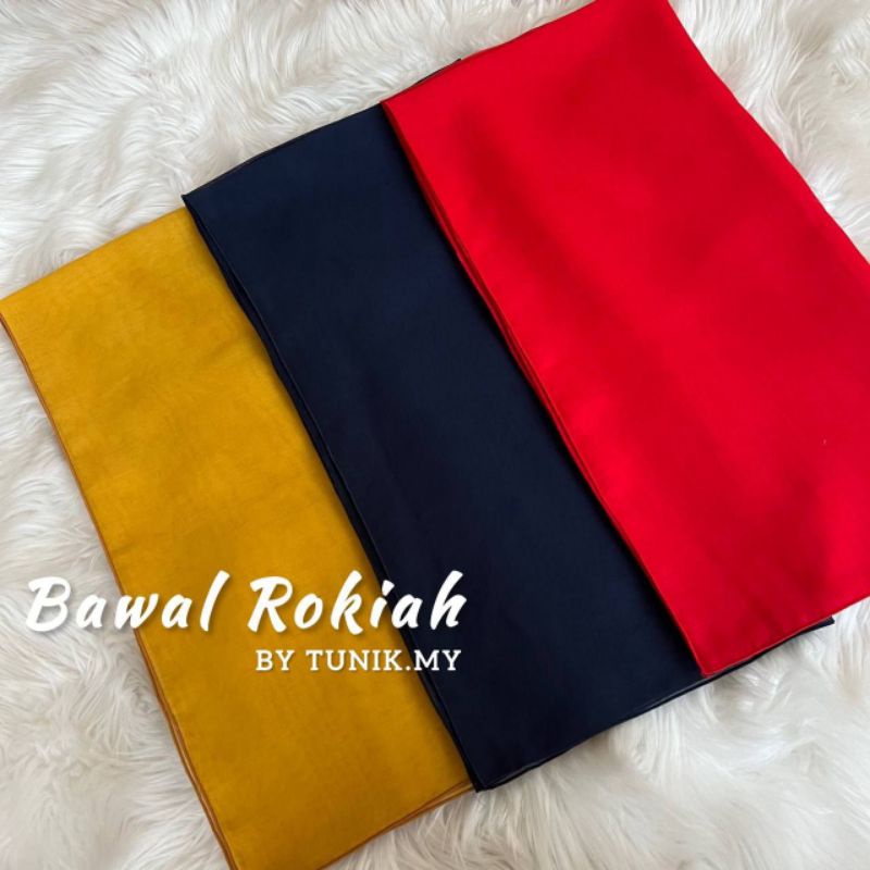 Bawal Rokiah Merdeka Edition Premium Cotton Tudung Bawal Bidang 45 ...