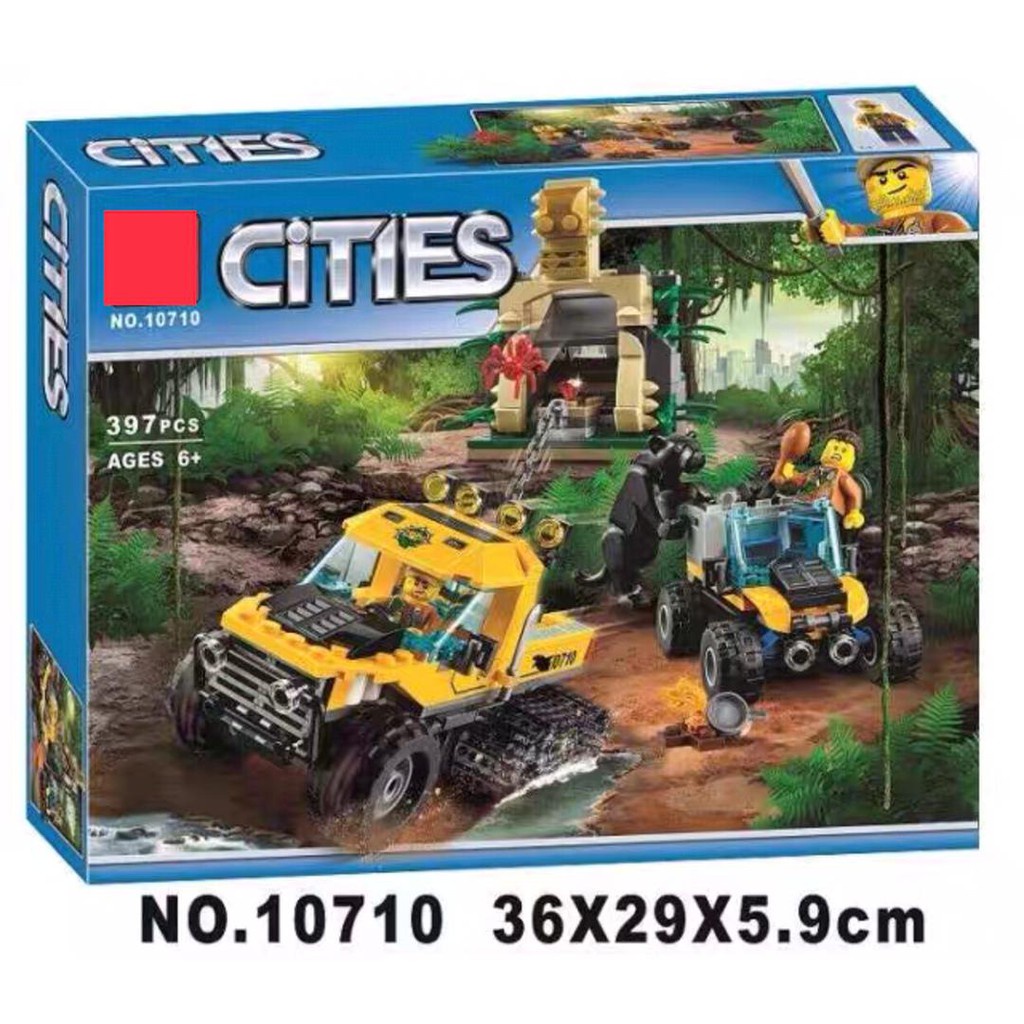 CITIES - JUNGLE SEMI TRACK BUILDING BLOCKS(10710) | Shopee Malaysia
