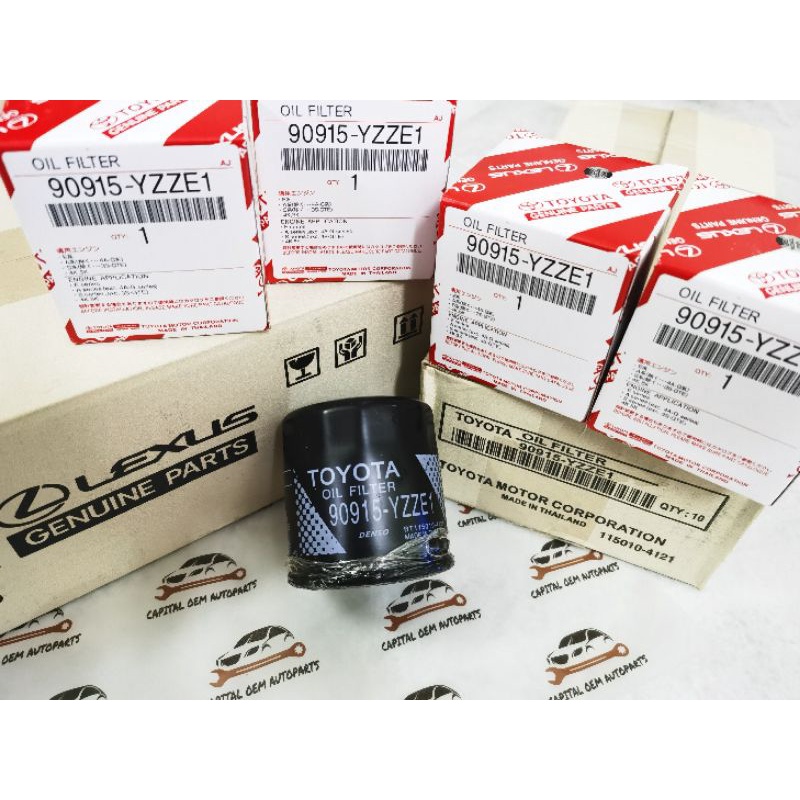 90915-YZZE1 Toyota Oil Filter for Camry Altis Wish Avanza Unser Yaris ...