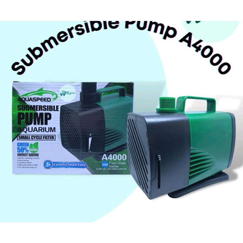 Aquaspeed Submersible Pump A4000 Aquarium Small Cycle Filter 24 Watts Fresh | Shopee Malaysia