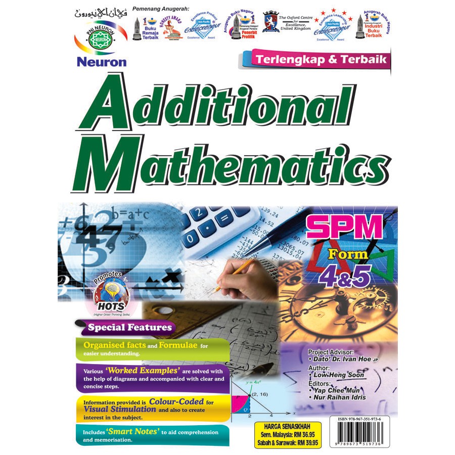 (SILIBUS LAMA) Additional Mathematics Terlengkap dan Terbaik SPM Form 4 ...