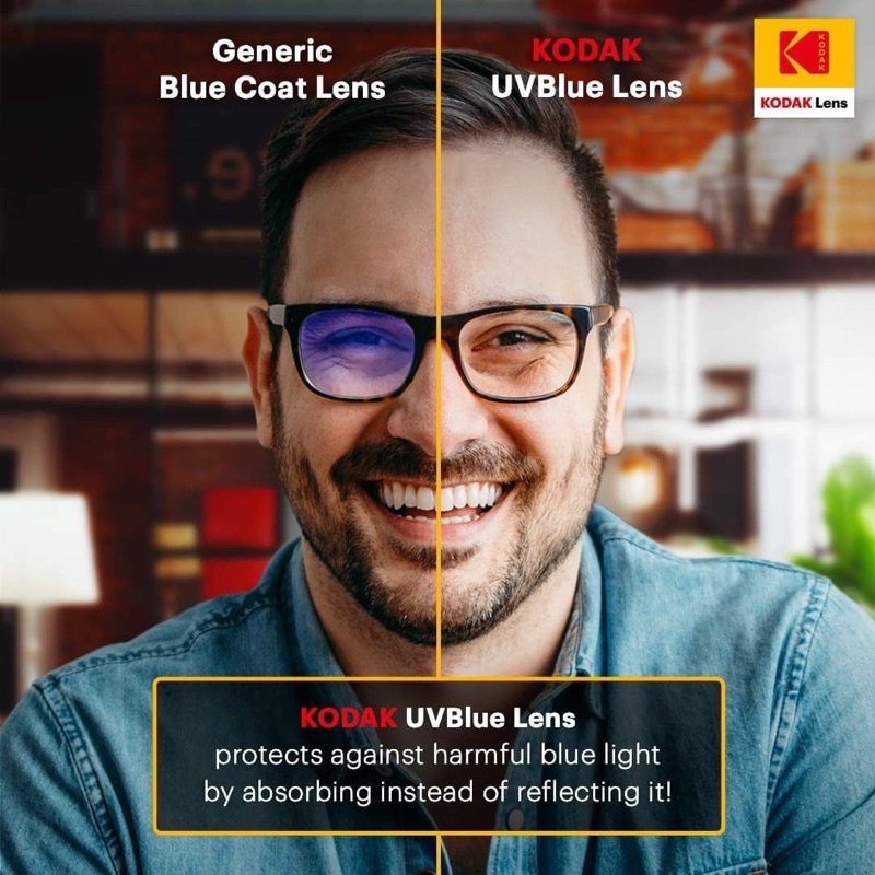 Kodak Evo blue blue cut photochromic | Shopee Malaysia