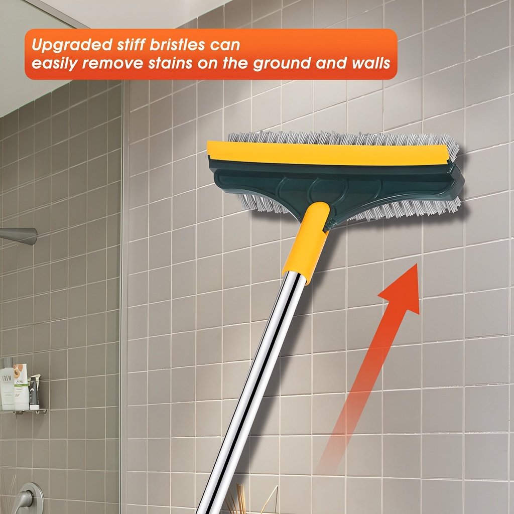 C&C 3 in 1 Rotatable V Shape Floor Tile Cleaning Brush Magic Broom Gap ...