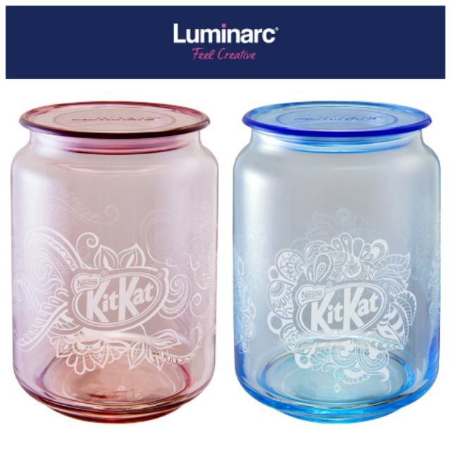 Nestle Kit Kat Series Luminarc 750ml Stackable Air Tight PBA Free Food ...
