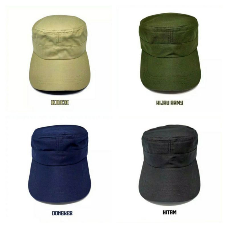 Plain Military ARMY Commando Hat ORIGINAL PREMIUM DISTRO Hat | Shopee ...