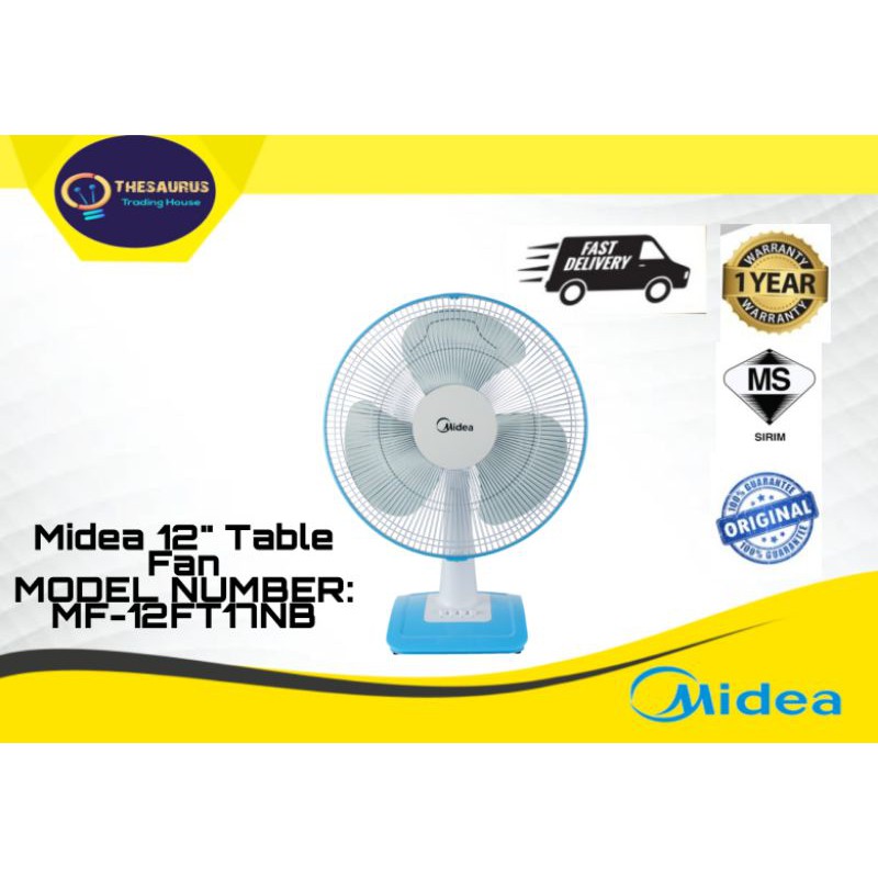 MIDEA 12 INCH TABLE FAN | Shopee Malaysia