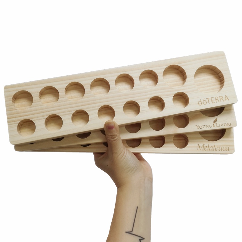 Doterra Doteri 15 Grid Essential Oil Storage Display Rack Solid Wood ...