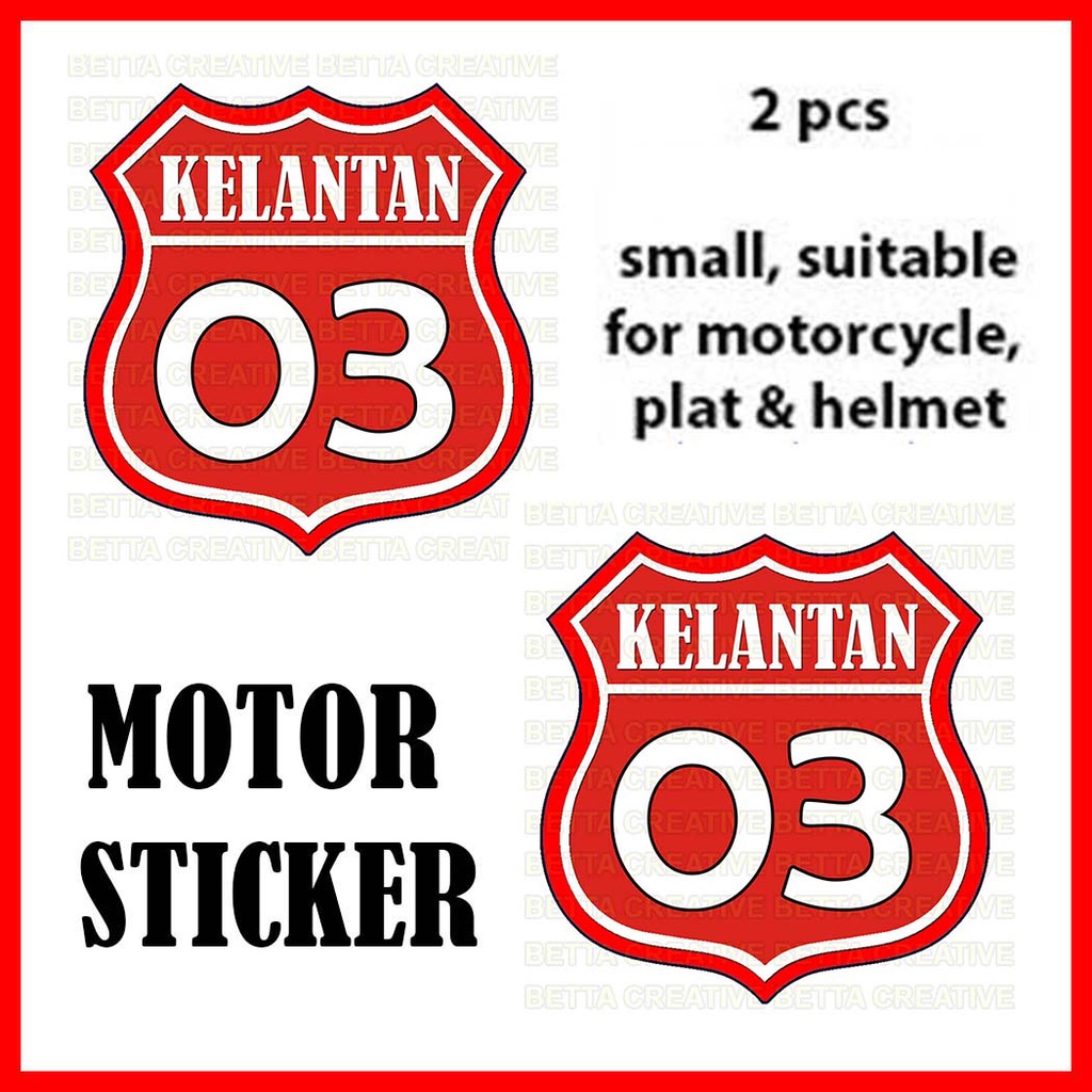 Kelantan Route 66 - Car Sticker / Bumper Sticker / Motor Sticker ...