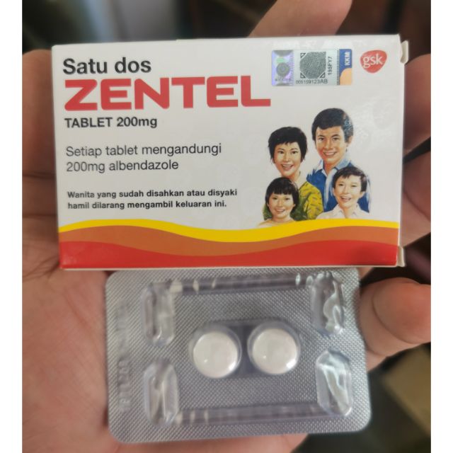 Zentel Tablet 200mg(2 tablets) Exp: 12/2025 | Shopee Malaysia