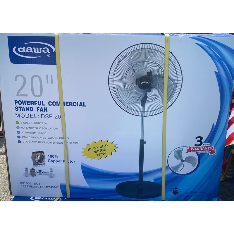 Dawa 20inch 5 Speed Powerful Commercial Stand Fan DSF-20 | Shopee Malaysia