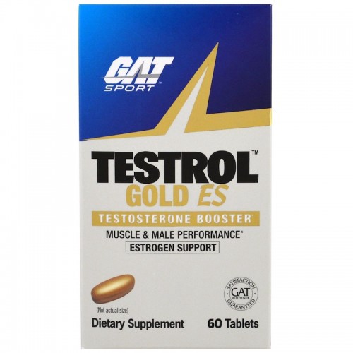 GAT Testrol Gold ES Testosterone Booster 60 Tablets - Saw palmetto L ...