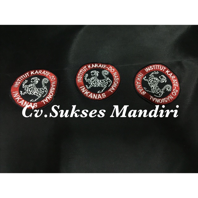 Karate embroidered logo, IKK embroidered logo, Inkai logo, Lemkari ...