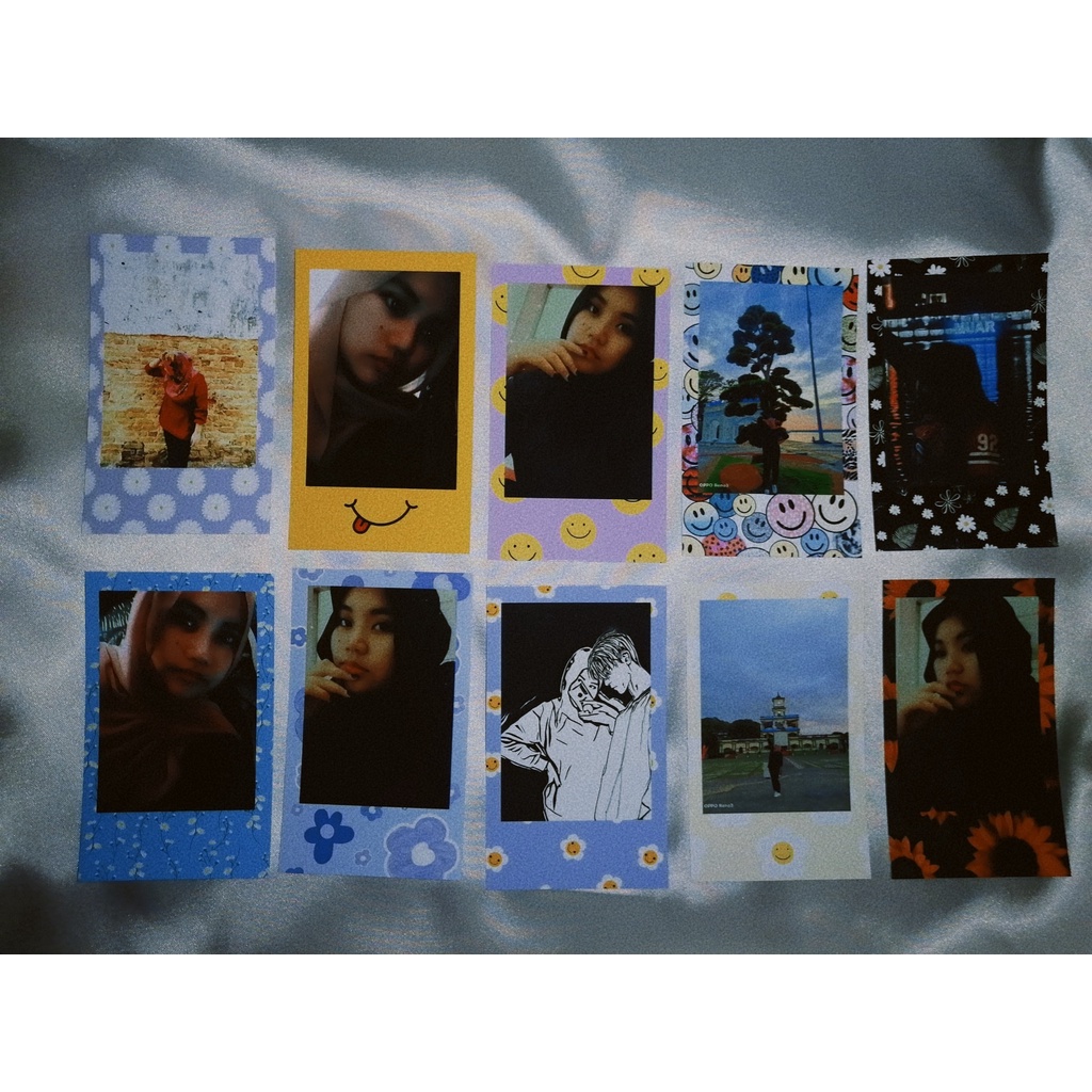 Print Gambar Polaroid Smiley & Flower Design ️ | Shopee Malaysia