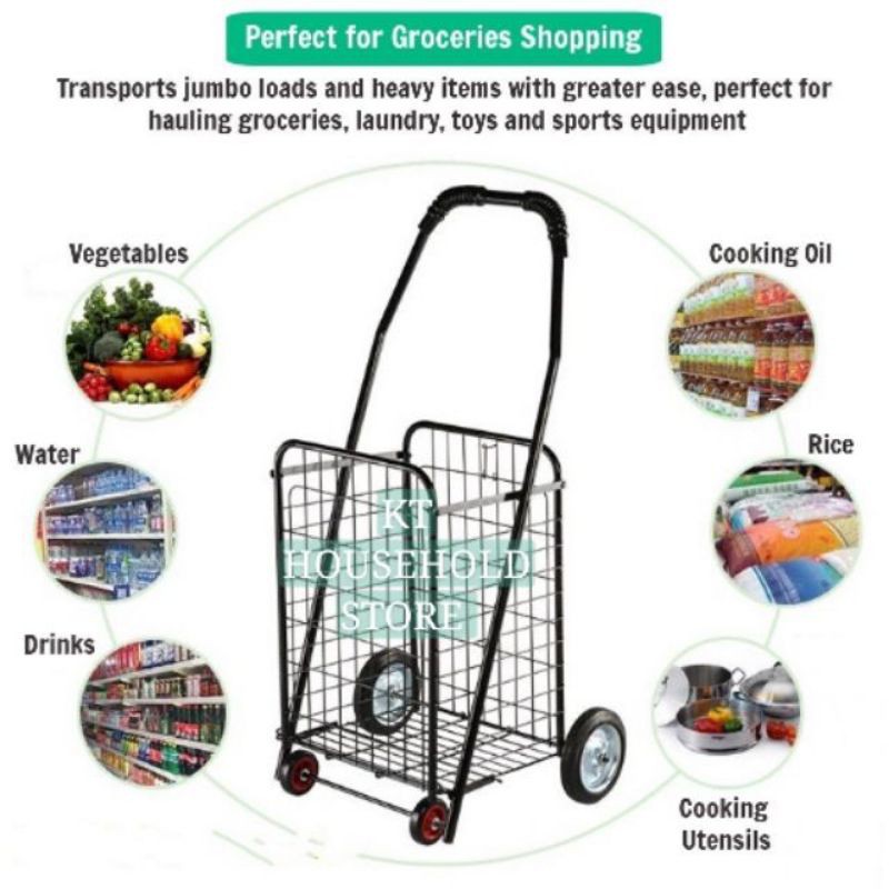 Troli Pasar Troli bawa Barang Mini Troli Market trolley / multi cart ...