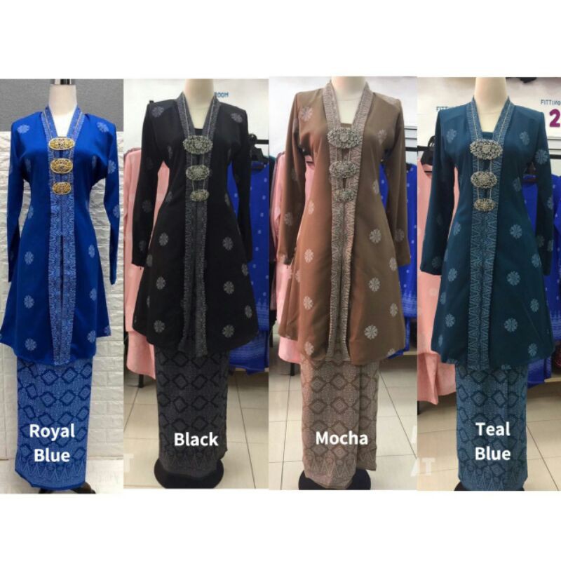 36 - 56 | KEBARUNG SONGKET BUNGA TABUR . SEDONDON RAYA 2023. BAJU NIKAH ...