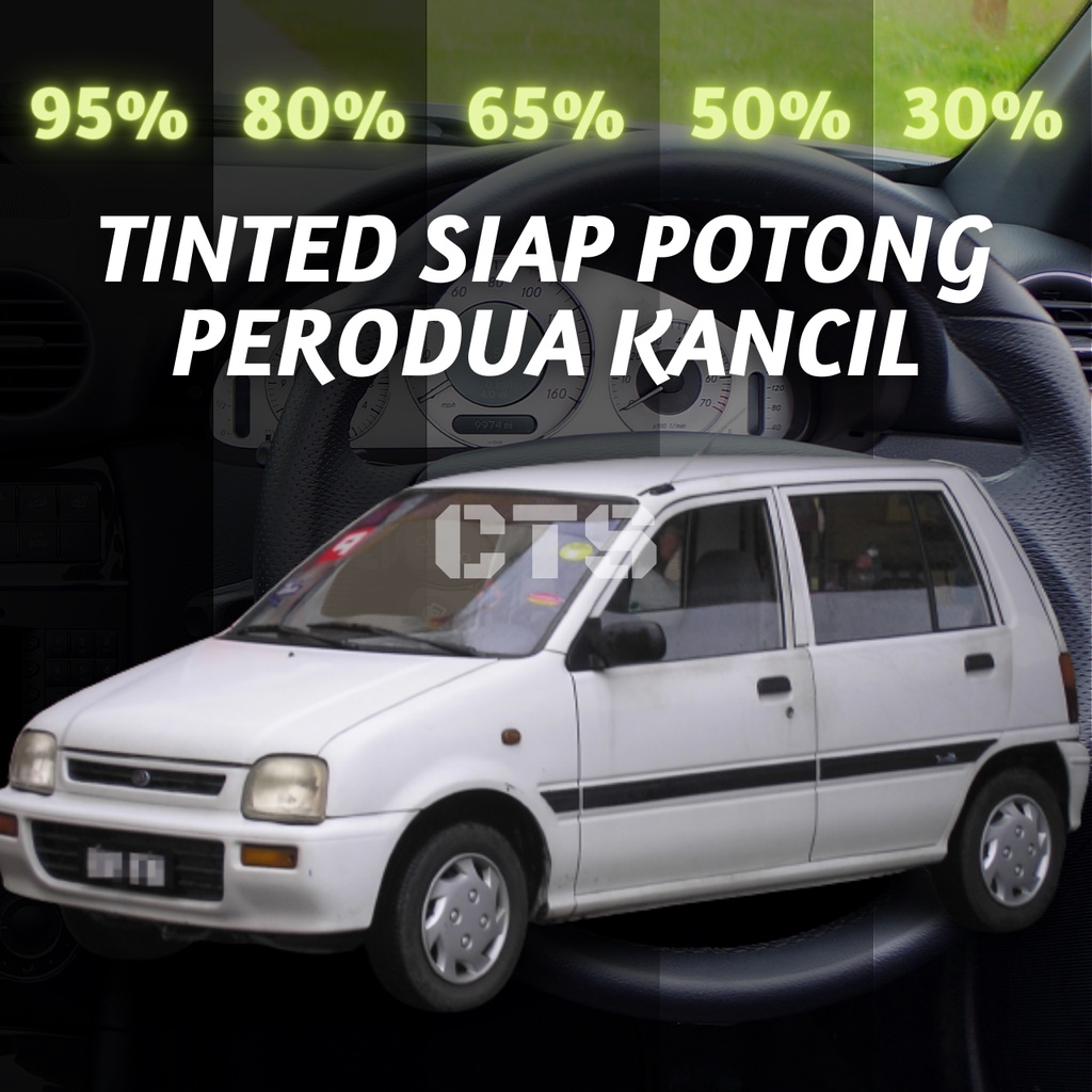 Tinted Siap Potong 4 Pintu Perodua Kancil / Tinted Precut 4 Door ...