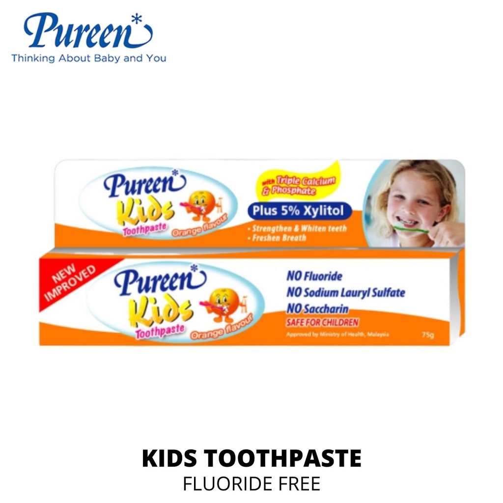 Pureen Kids Toothpaste 40g - Orange Flavour | Shopee Malaysia