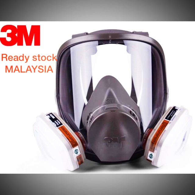 Original 3M 6800 Full Face Respirator Vapour Gas Dust Mask Respirator ...