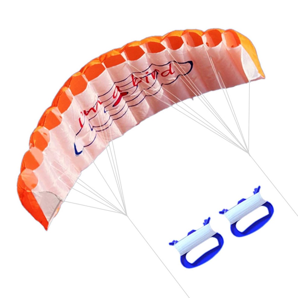 1.4m Colorful Double Flying Line Wing Kite Stunt Power Kite Soft Giant ...